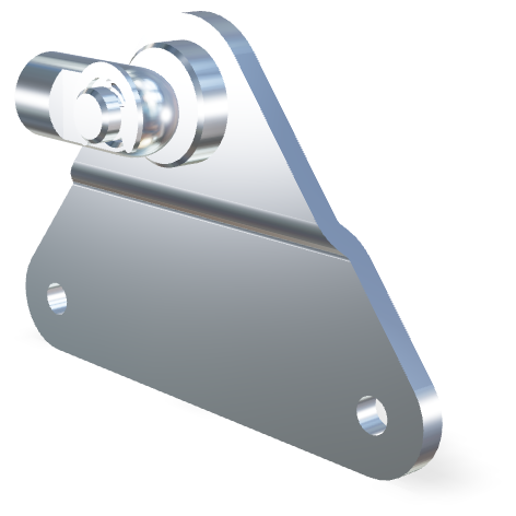 M5 Eye and side bracket – Stainless Steel 304 - Gasspringsshop.com