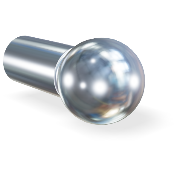 Uxcell Gas Spring End Fitting 8 Feale Thread 6 Hole Dia A3 Steel